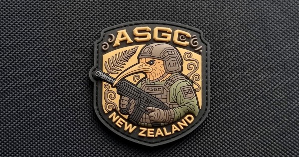 ASGC "Gunfighter Kiwi" Velcro Patch