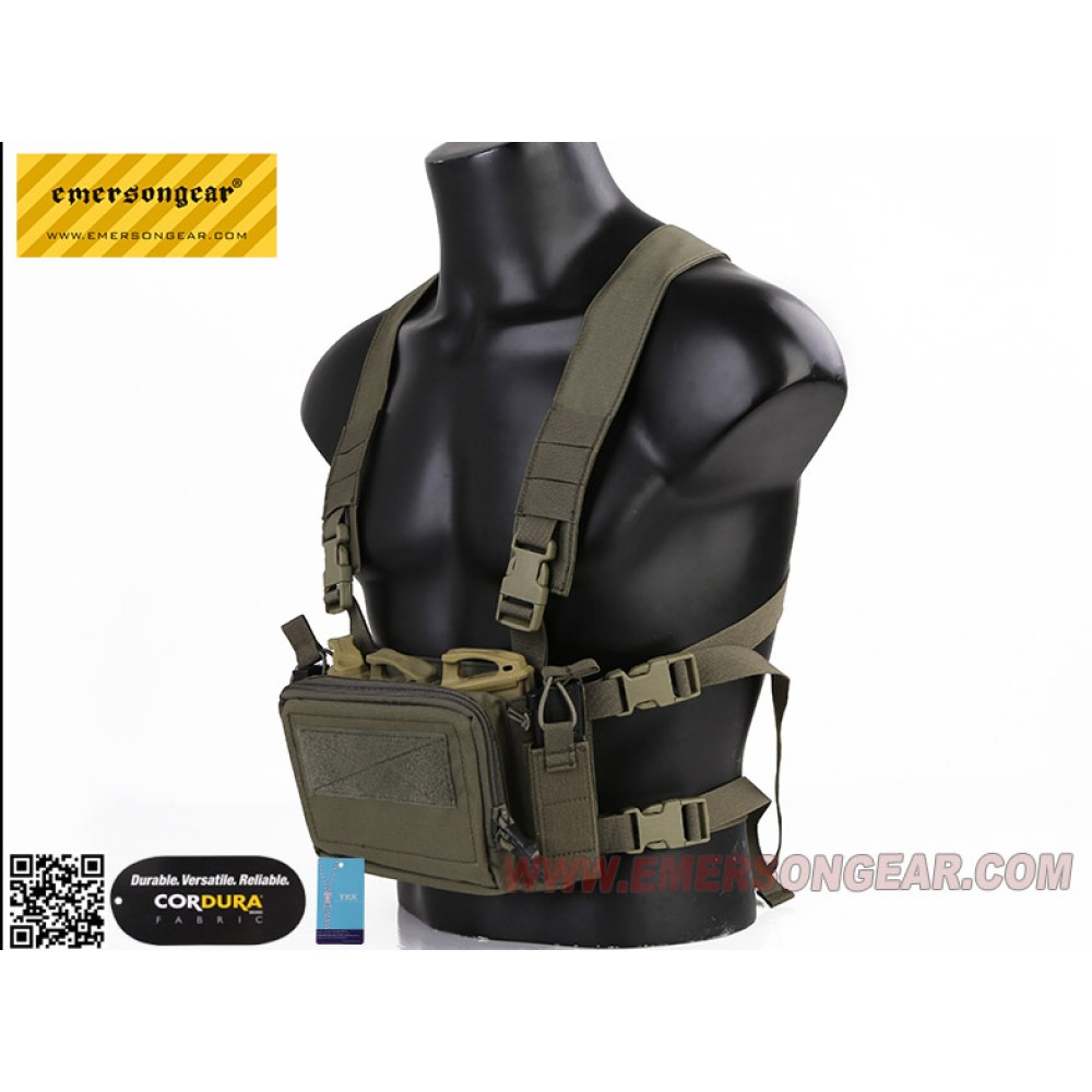 EmersonGear HS D3CR Style Micro Chest Rig - Ranger Green
