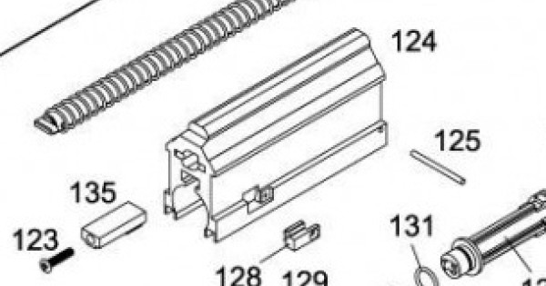 WE MSK GBB REPLACEMENT PART #124 - BOLT CARRIER