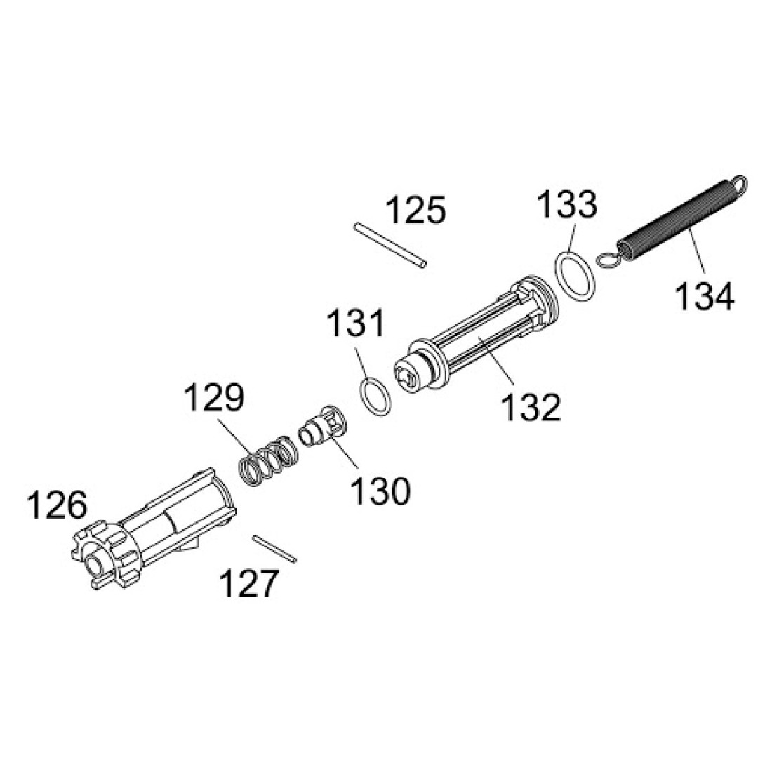 WE MSK REPLACEMENT PART #129 - NOZZLE VALVE SPRING